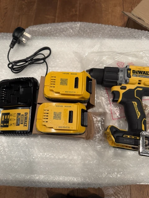 DEWALT DCD805 GB 18VXR Cordless 2xPowerstack Battery Brushless brand ...