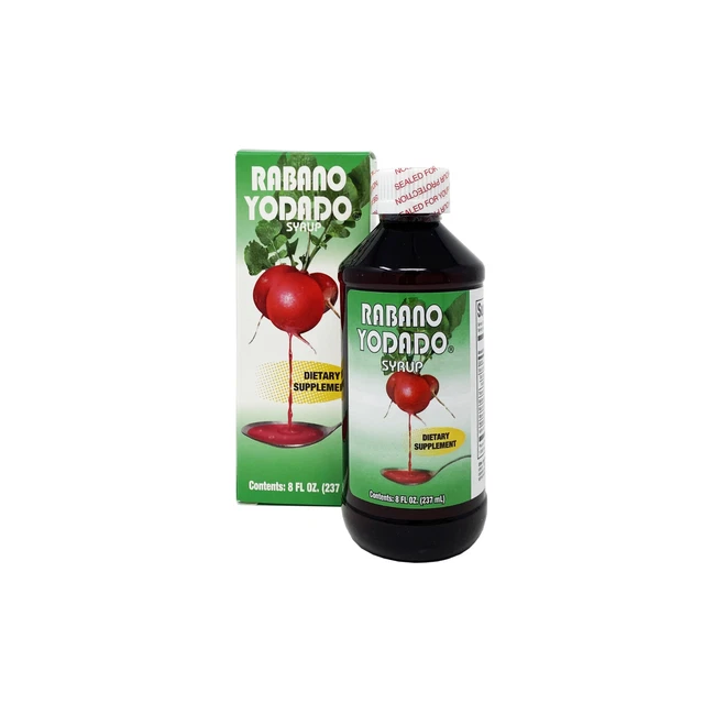 RABANO YODADO JARABE Suplemento Nutricional Líquido 8 oz £9.62 ...
