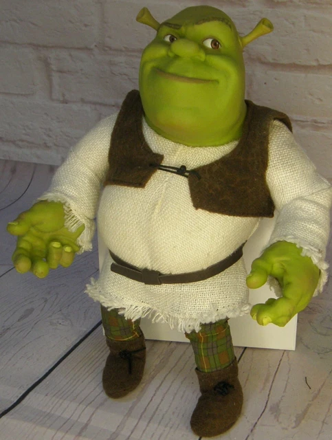 VINTAGE SHREK TOYS 2001 Dreamworks McFarlane Talking Figure 8” Tall £35 ...
