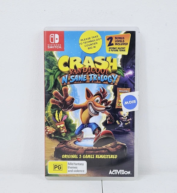 CRASH BANDICOOT: N-SANE Trilogy Nintendo Switch Game EUR 36,16 ...