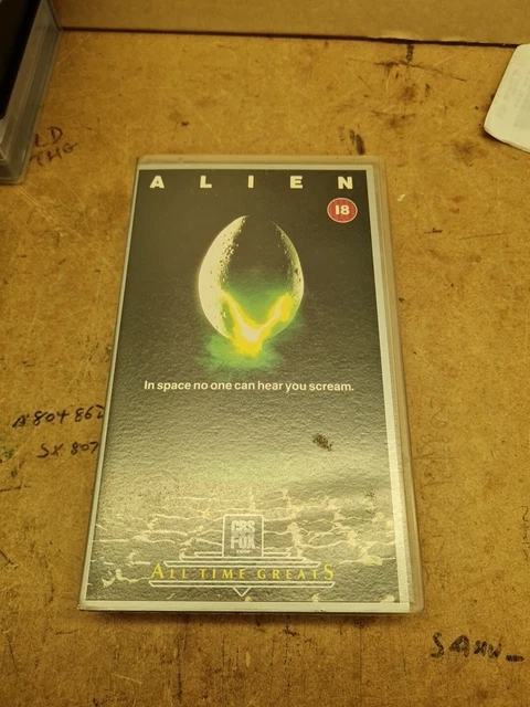 ALIEN - VHS Video Cassette Sigourney Weaver Dir Ridley Scott. Ref# B15 ...