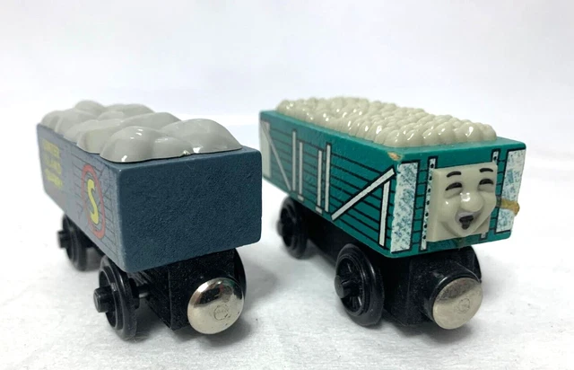 THOMAS TANK ENGINE & Friends Wooden Train - RICKETY & Quarry carriage ...