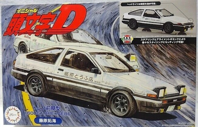 FUJIMI INITIAL D 1/24 Takumi Fujiwara Trueno Frühes Modell 1600Gt Apex Ae86 EUR 101,49 - PicClick DE