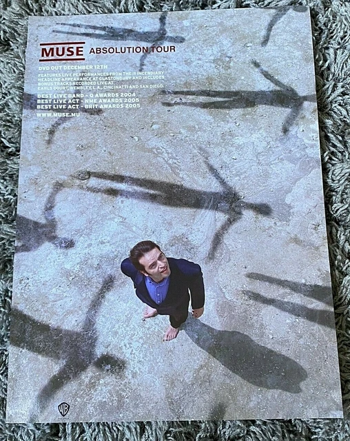 RARE VINTAGE 2000'S Magazine Advert Ad Picture Muse Absolution Tour DVD ...