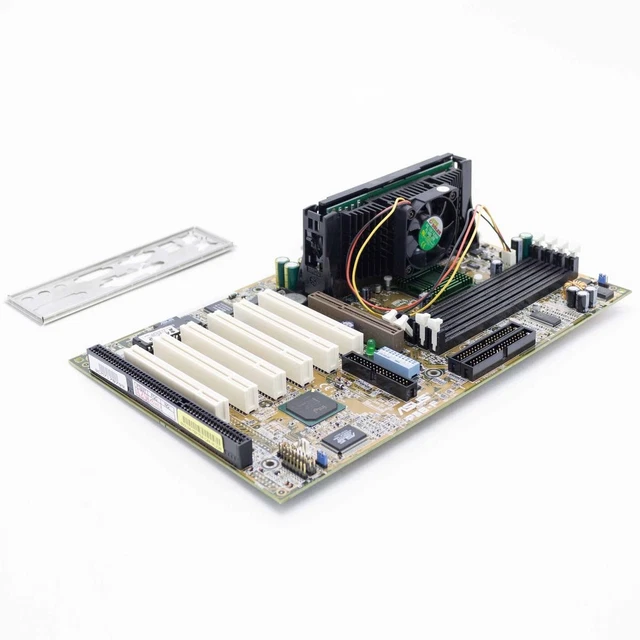 ASUS P3B-F AGP Isa Motherboard with Pentium 3 Slot1 SD Processor ...