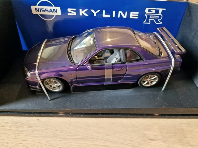 NEUF / NEW 1/18 Nissan Skyline R34 GTR GT-R 1999 Midnight Purple ...