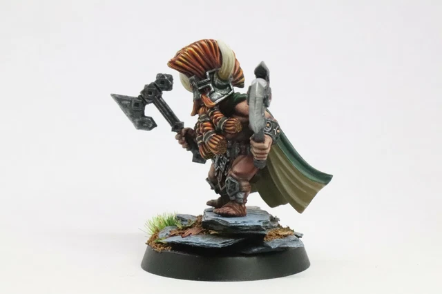 DWARF SLAYER LORD, Wargames Fantasy RPG DnD Dwarf Hero avec double ...