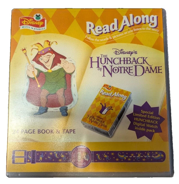 DISNEY READ ALONG - The Hunchback Of Notre Dame - Book & Cassette Tape ...