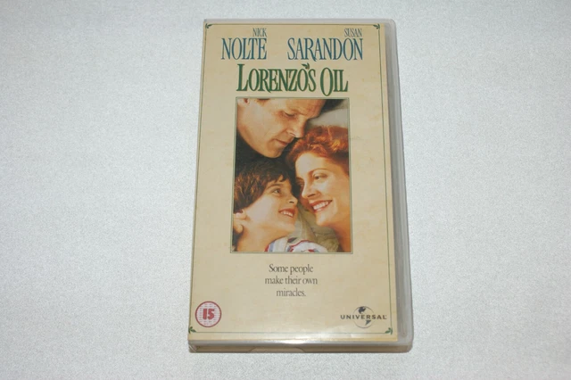 LORENZO'S OIL VHS - Nick Nolte Susan Sarandon £4.99 - PicClick UK