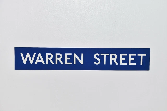 LONDON UNDERGROUND TUBE Original 1960'S 1970'S Sign Rare Item Warren ...