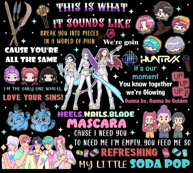 KPOP DEMON HUNTERS Saja Boys Girls Derpy Song Anime Stainless 20oz ...