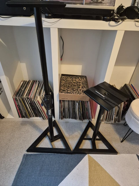 GORILLA GSM-100 PA ADJUSTABLE SPEAKER STANDS-PAIR £28.78 - PicClick UK