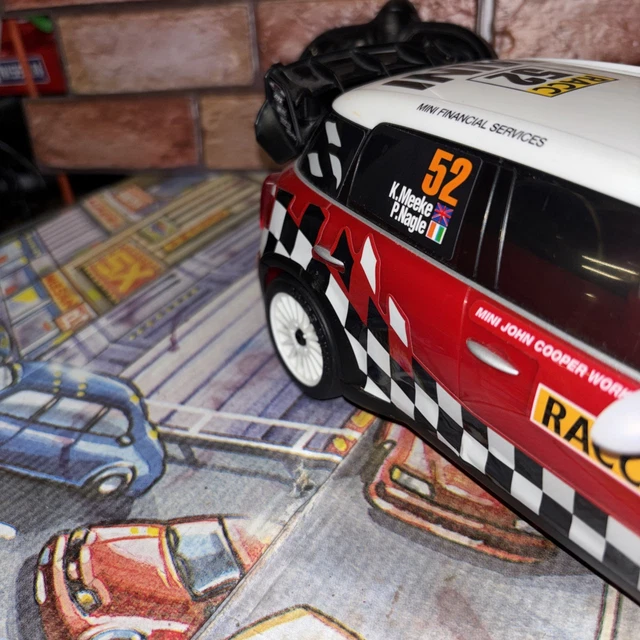 NIKKO MINI COOPER Evolution Red & White Remote Control Model Car 1 £5. ...