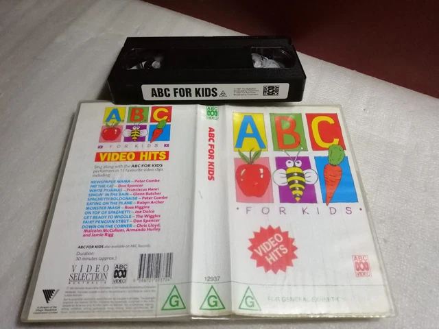 ABC FOR KIDS - VIDEO HITS (11 favourourite's) - 1991 Australian ABC ...