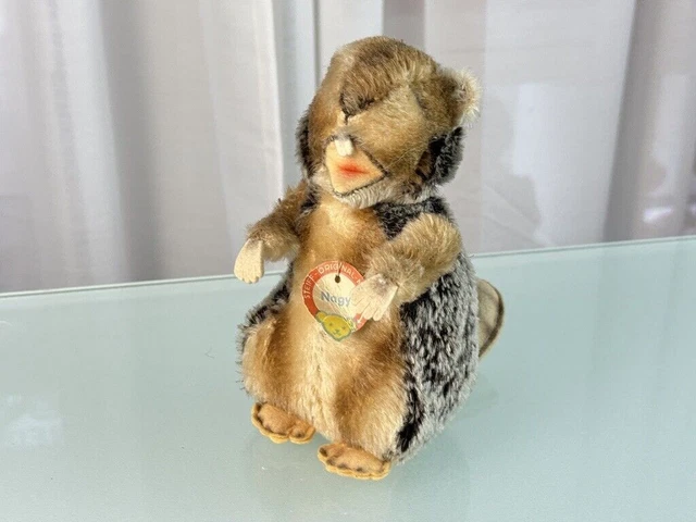 PELUCHE DE COLLECTION Steiff castor 18 cm Bon état voir photos EUR 29 ...