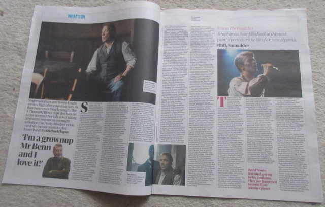 STEPHEN GRAHAM – David Bowie - Guardian What’s On – 3 January 2026 £2. ...