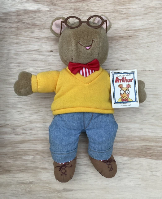 VINTAGE 1996 ARTHUR Reed PBS Kids TV Show by Eden Marc Brown Plush Doll ...