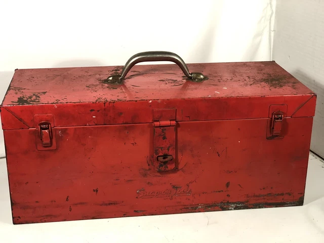 VINTAGE SNAP-ON TOOLS KRA-25 Tool Box KTA-3A Tray Storage Road To USA ...