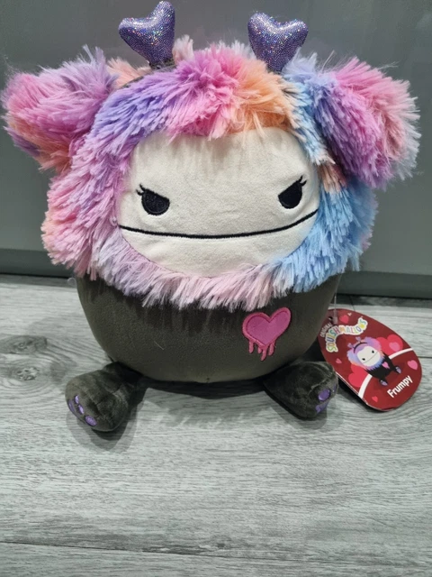 SQUISHMALLOW 7.5” FRUMPY The Black Bigfoot Valentines 2025 Kelly Toy ...