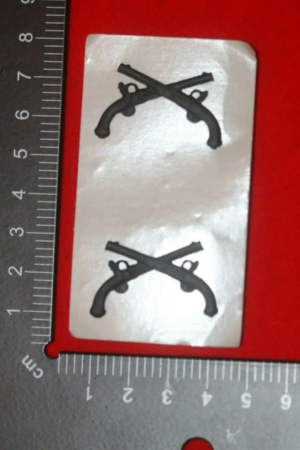 ORIGINAL ARMY US Subdued Metal Military Police Mp Officer Collar ...