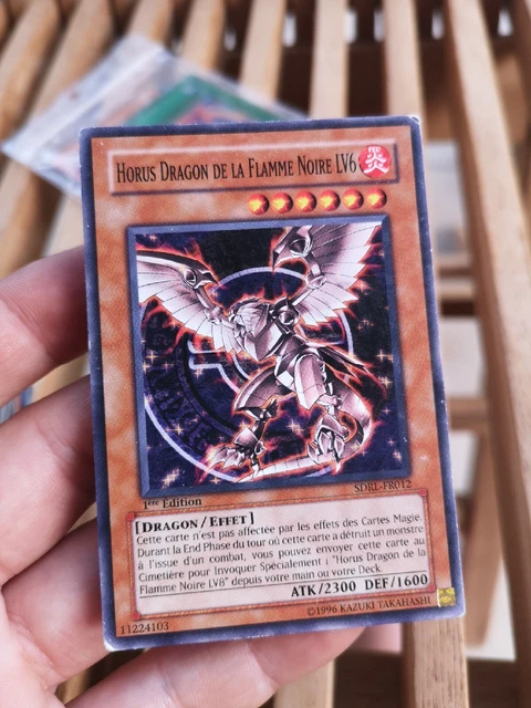 CARTE YU-GI-OH! HORUS dragon de la flamme noire LV6 SDRL-FR012 1ère édition EUR 3,40 - PicClick FR