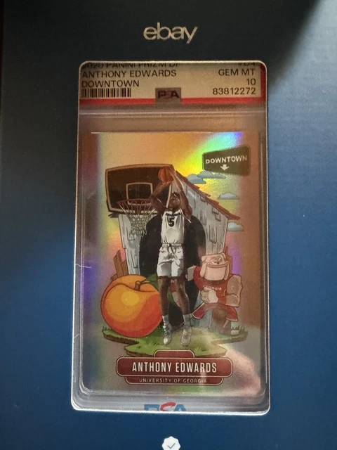 CARTA DA COLLEZIONE 2020 ANTHONY EDWARDS DOWNTOWN PSA 10 RC/150 EUR 1. ...
