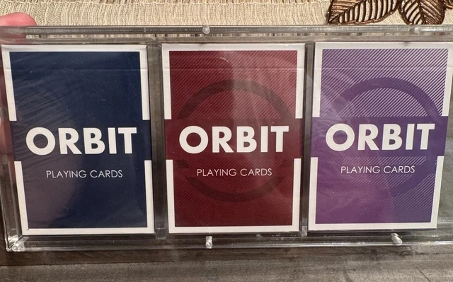 ORBIT PLAYING CARDS V1, V2 And V3 £238.75 - PicClick UK
