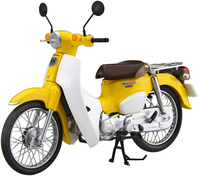 FUJIMI SCALE MODEL 1/12 Honda Super Cub 110 (Pearl Flash Yellow) 12NX-1 ...