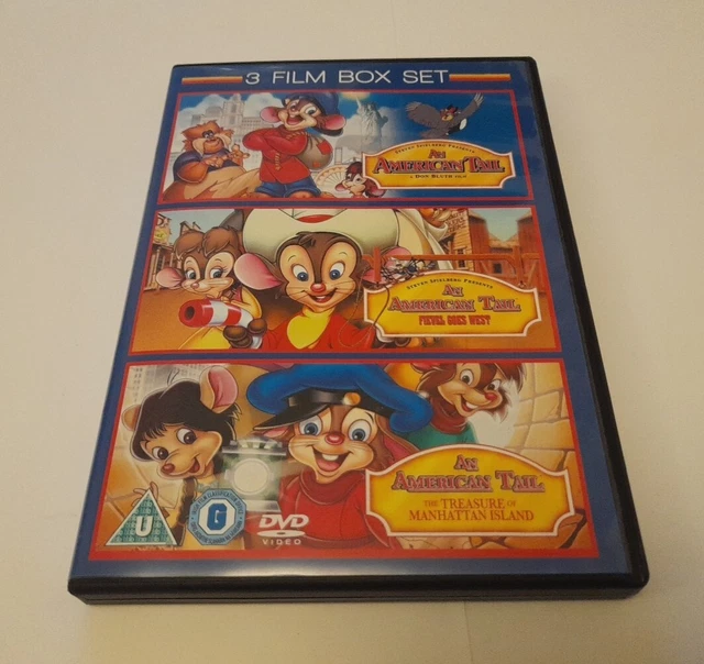 AN AMERICAN TAIL 3 Film Collection Fievel Goes West Treasure UK R2 DVD ...