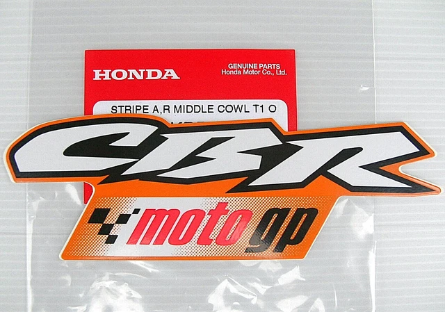 GENUINE HONDA CBR MOTO GP Sticker Logo 15cm Emblem Decal Lettering £5. ...