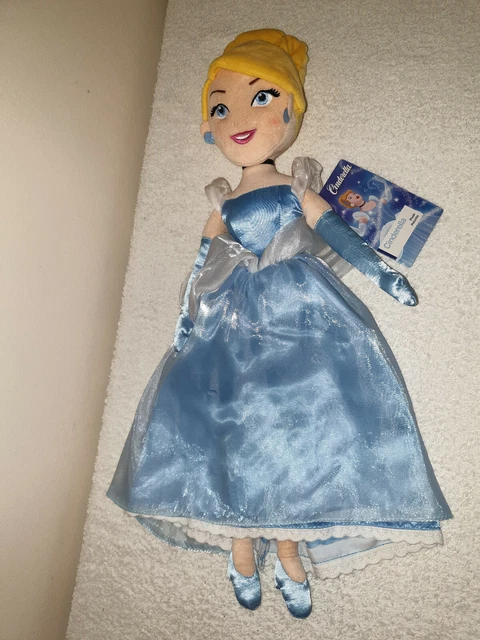 DISNEY STORE PRINCESS Cinderella Plush Doll - 20" High Soft Toy £18.00 ...