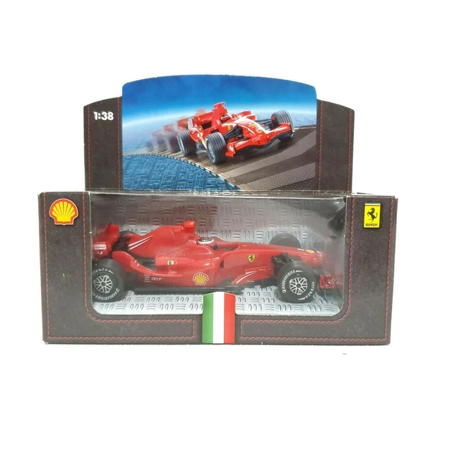 FERRARI F1 SHELL V-Power 1:38 F2008 Formula One Model Racing Car Die ...