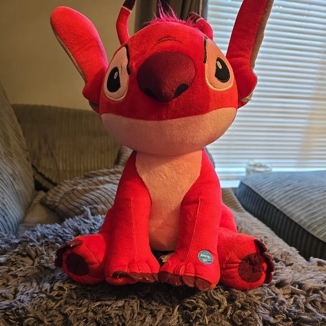 DISNEY LILO AND Stitch, Red Leroy Plush Talking laughingSoft Toy 12 ...