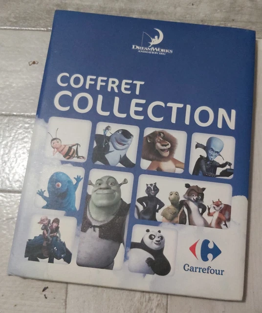 COFFRET COLLECTION CARREFOUR dreamworks animation SKG 2010 avec 133 ...