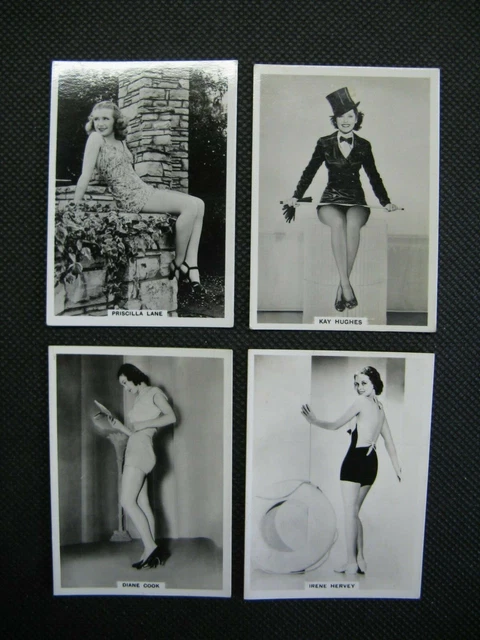 BRITISH AMERICAN TOBACCO (Bat) Cigarette Cards X 4 - Modern Beauties ... BRITISH AMERICAN TOBACCO (Bat) Cigarette Cards X 4 - Modern Beauties ...