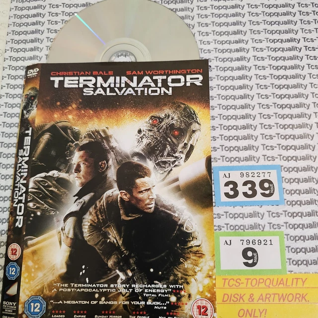 TERMINATOR SALVATION DVD Christian Bale, Sam Worthington Disc And ...