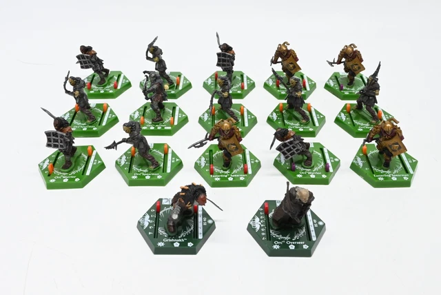 17 LORD OF The Rings LOTR Combat Hex Sabretooth Games Orc Figures £24. ...