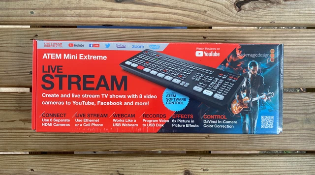 BLACKMAGIC DESIGN ATEM Mini Extreme 8-input Live Production Switcher ...