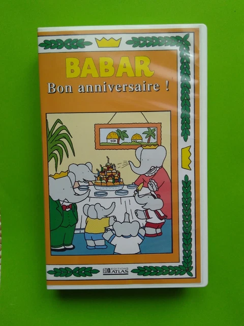 CASSETTE VIDEO VHS / Babar / Bon Anniversaire EUR 6,00 - PicClick FR