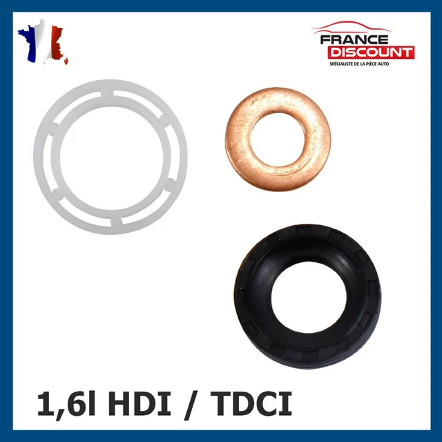 KIT MONTAGE INJECTEUR 1,6 hdi tdci = 198185 1982A0 198299 1609848080 ...
