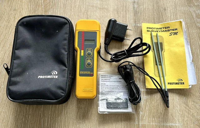 PROTIMETER SURVEYMASTER SM Moisture Damp Meter Set Including Probes And ...