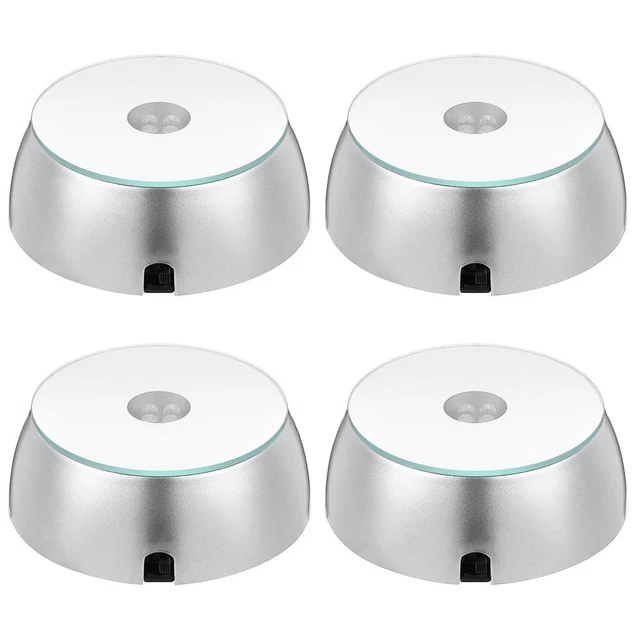 4 PCS TABLETOP Display Lamp Stand Led Light Base Bases Only Colorful £ ...