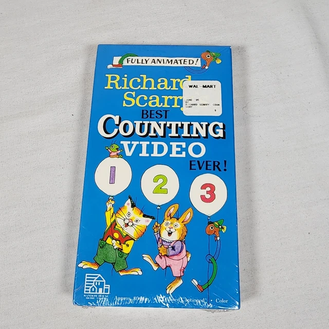 RICHARD SCARRYS BEST Counting Video Ever (VHS, 1989) $7.03 - PicClick CA