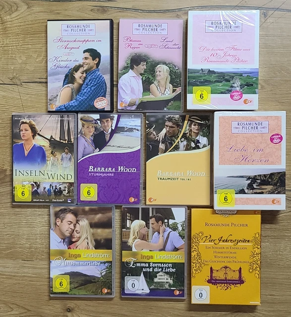 ROMANTIK FILME 17 DVDs-25 Filme Inga Lindström, Barbara Wood, Rosamunde ...