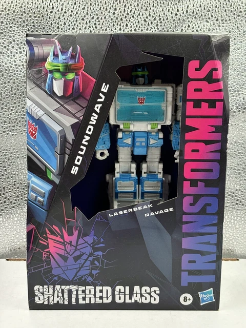 TRANSFORMERS GENERATIONS SOUNDWAVE Action Figure Shattered Glass with ...