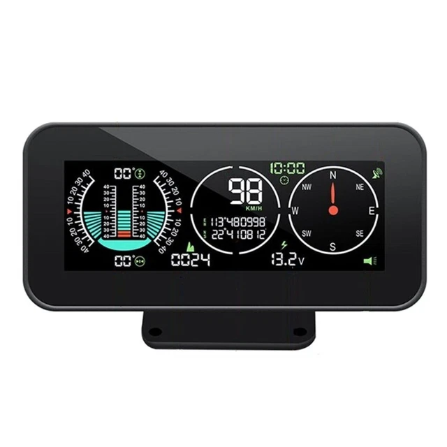 HUD HEAD UP Display Auto Inclinometer Angle Compass Speedometer Scanner ...