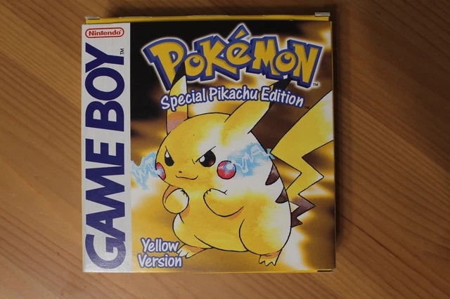 POKÉMON: YELLOW VERSION - Special Pikachu Edition - Boxed and Complete ...