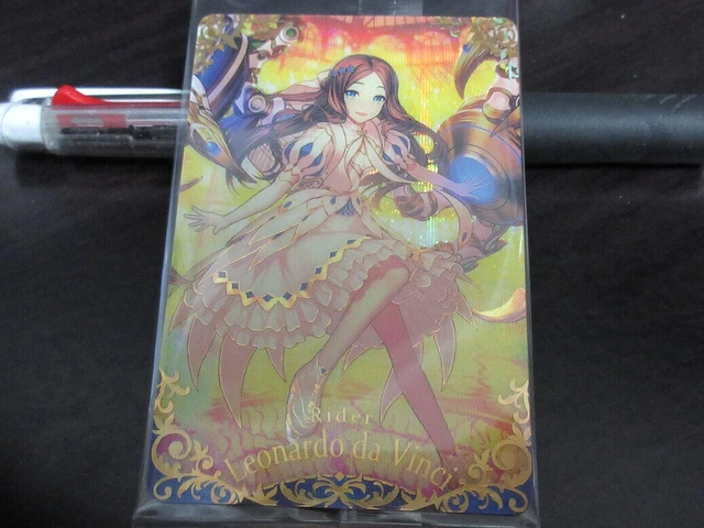FATE GRAND ORDER FGO Wafer Card ST12 Leonardo da Vinci Rider £7.25 ...