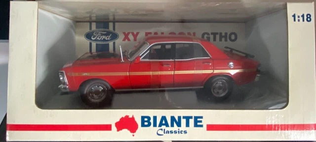 BIANTE 1/18 FORD XY GT HO Track Red (no 3446) $265.00 - PicClick AU