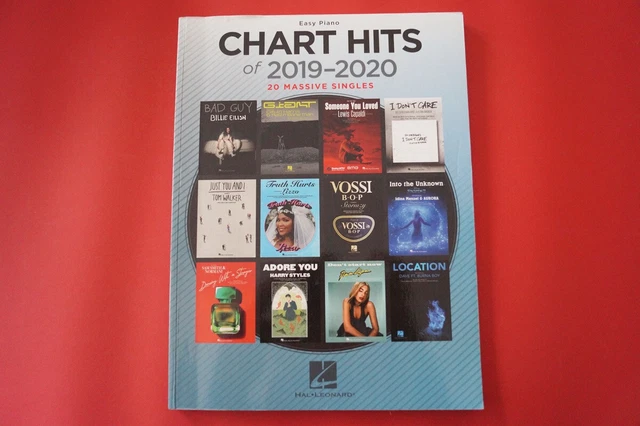 HITS CHART OF 2019-2020. Songbook spartito .Easy pianoforte vocale EUR ...
